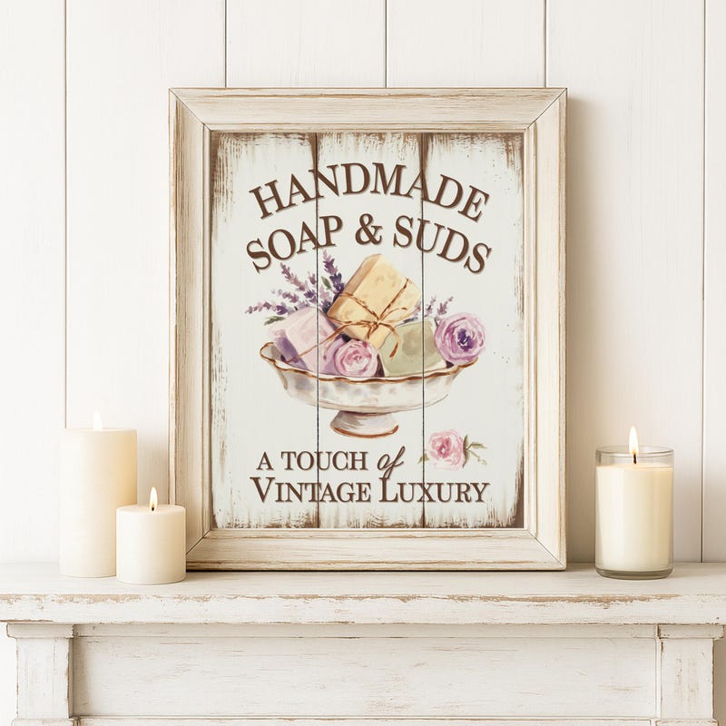 Vintage Soap Sign - Etsy