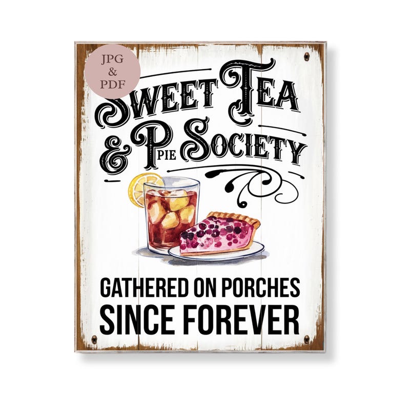 Sweet Tea Sign - Etsy