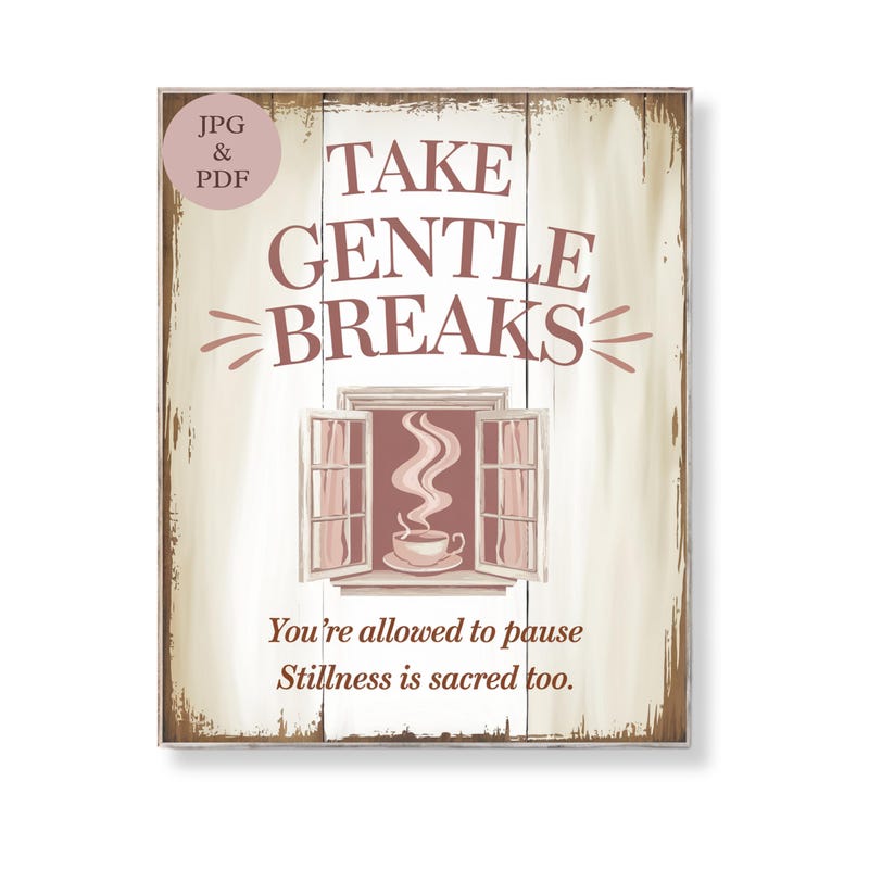 Bathroom Break Sign - Etsy