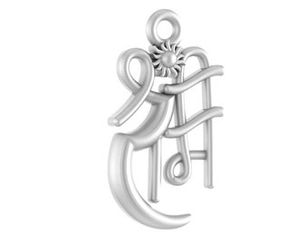 God Ram Silver Pendant 92.5% Purity by Akshat Sapphire Ram Locket for ...