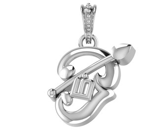 Spiritual Swastik Symbol Silver Pendant 92.5% Purity by Akshat Sapphire ...