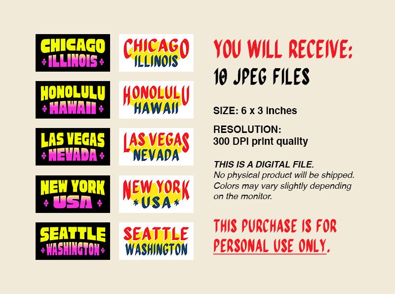 US States Jeepney Signboards | Filipino Inspired Digital Print Set ...