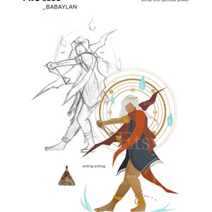 Babaylan | Filipino Inspired Digital Print | Filipino Art | Geometric ...