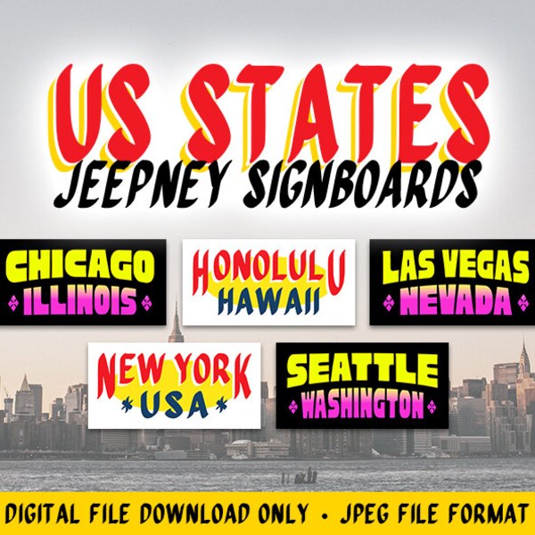 Jeepney Signs - Etsy