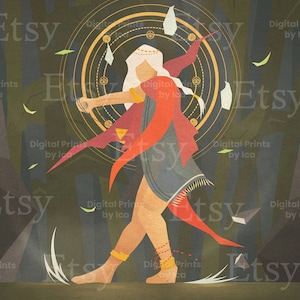 Babaylan | Filipino Inspired Digital Print | Filipino Art | Geometric ...