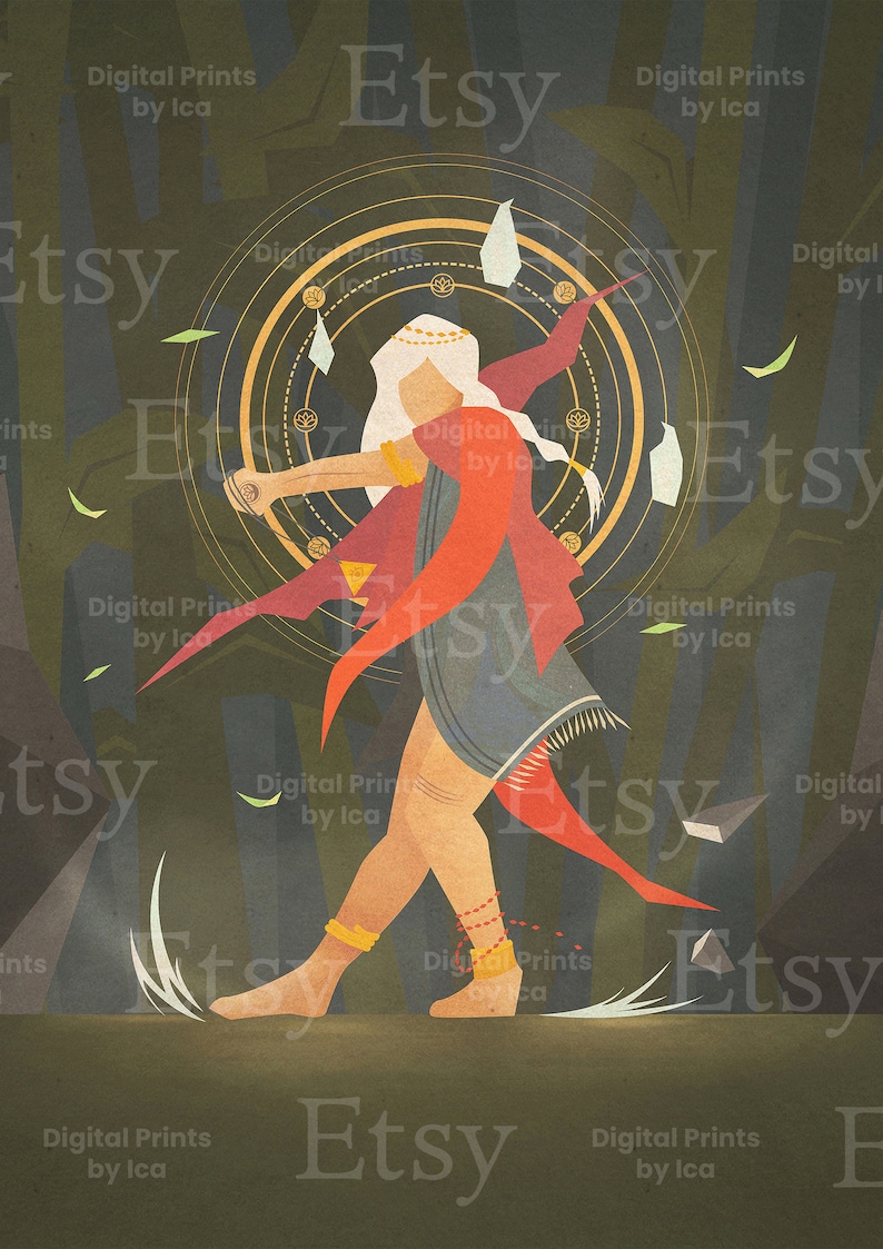 Babaylan | Filipino Inspired Digital Print | Filipino Art | Geometric ...