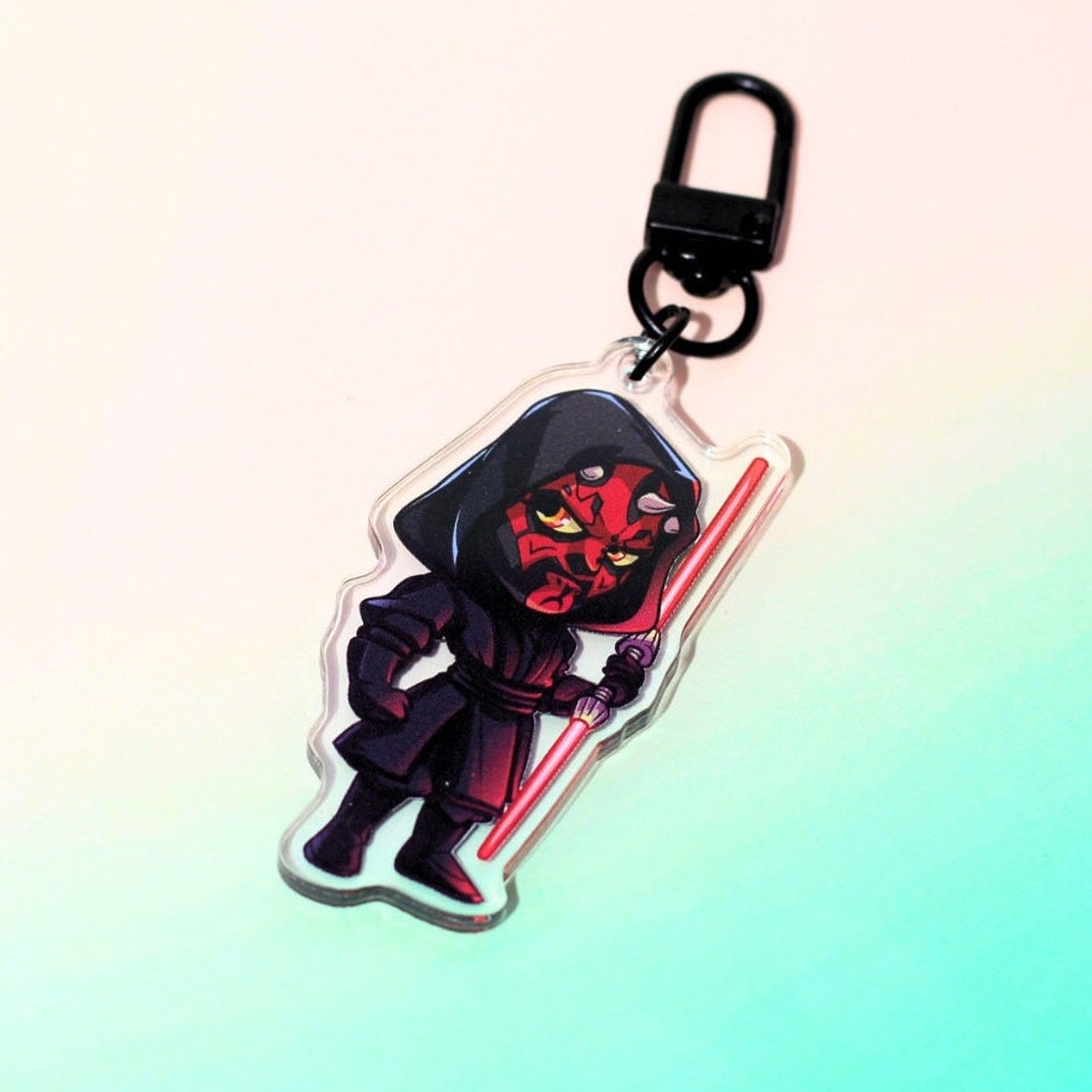 Star Villian Fan Art Space Wars Dark Maul Key Chain - Etsy UK