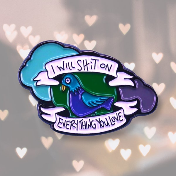 Pigeon Pin - Etsy