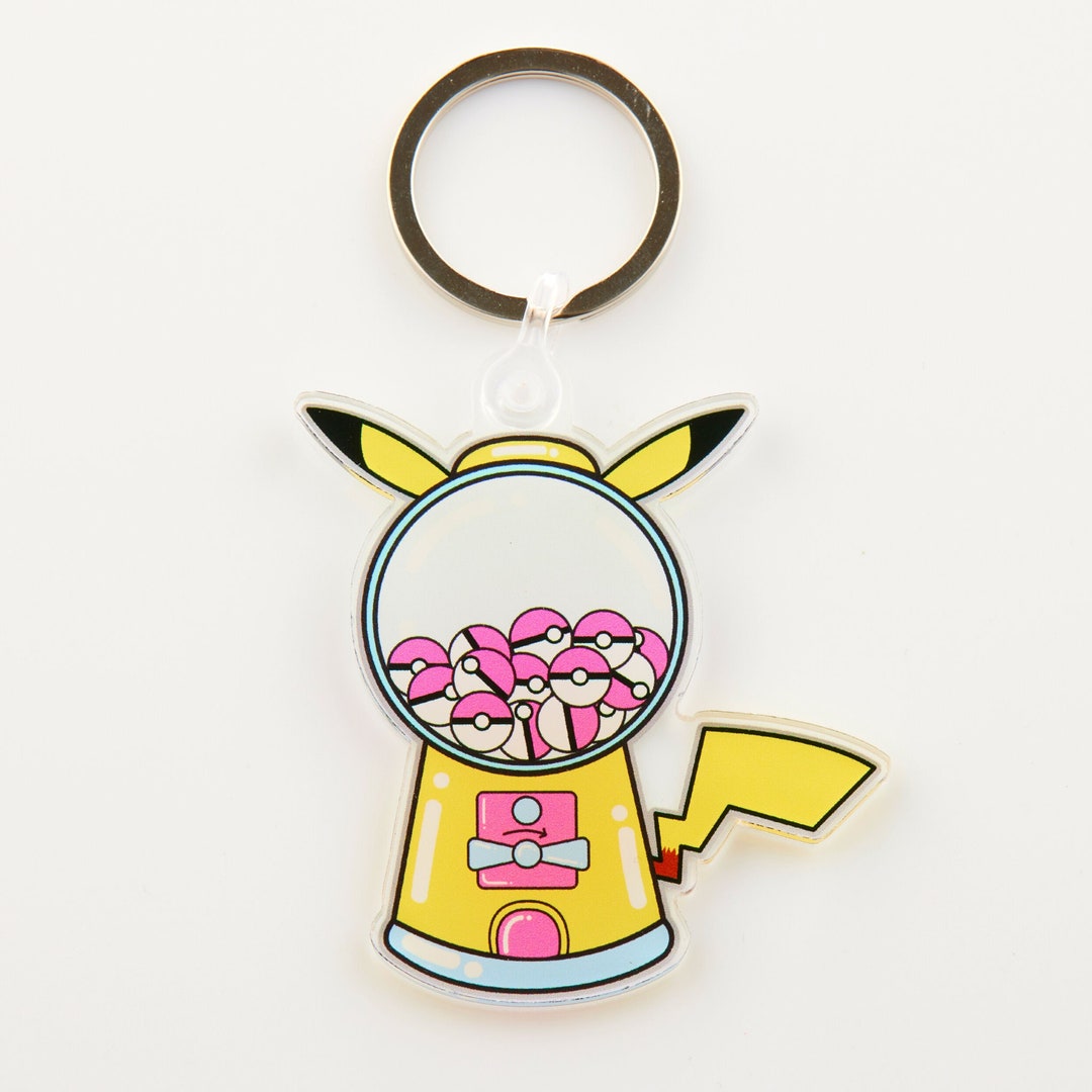 Pokemon Gumball Machine Keyring - Etsy