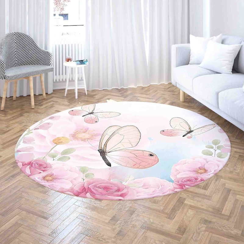 Butterfly Rug - Etsy