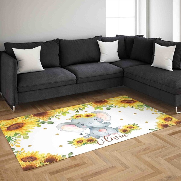 Elephant Rug - Etsy