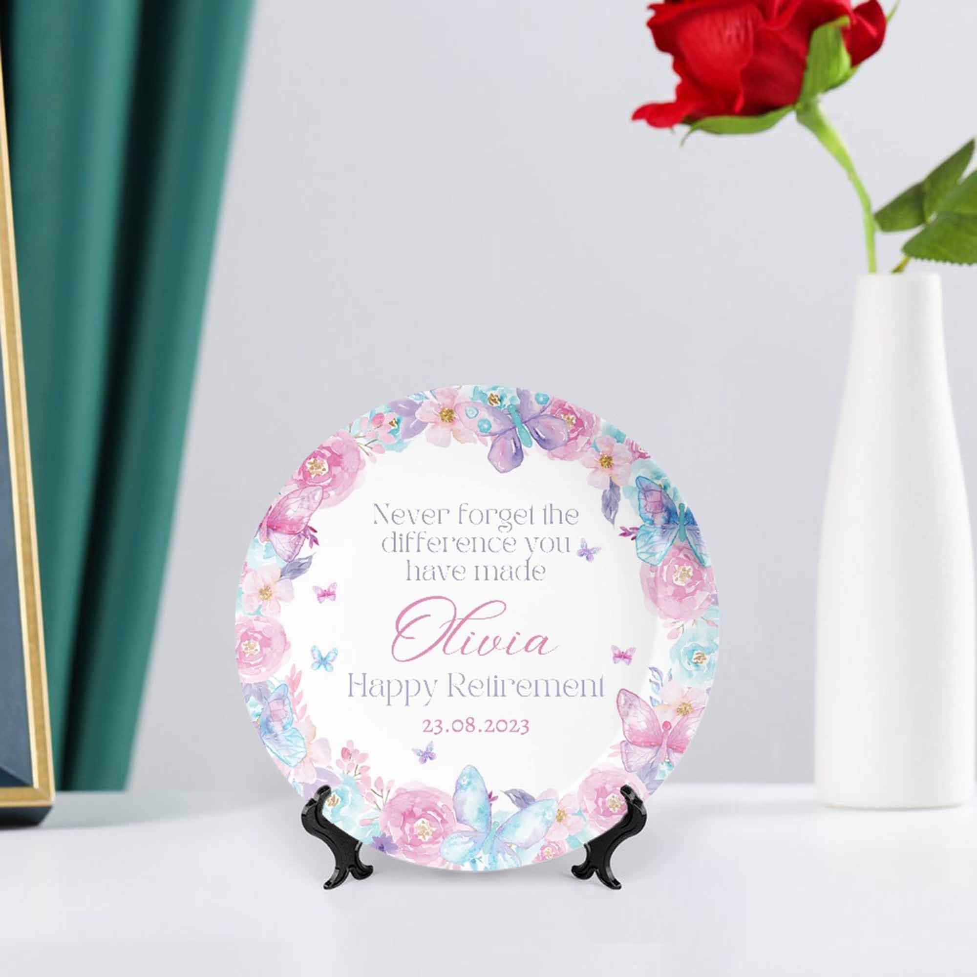 Happy Retirement Gift Custom Name Plate Keepsake Farewell Gift - Etsy