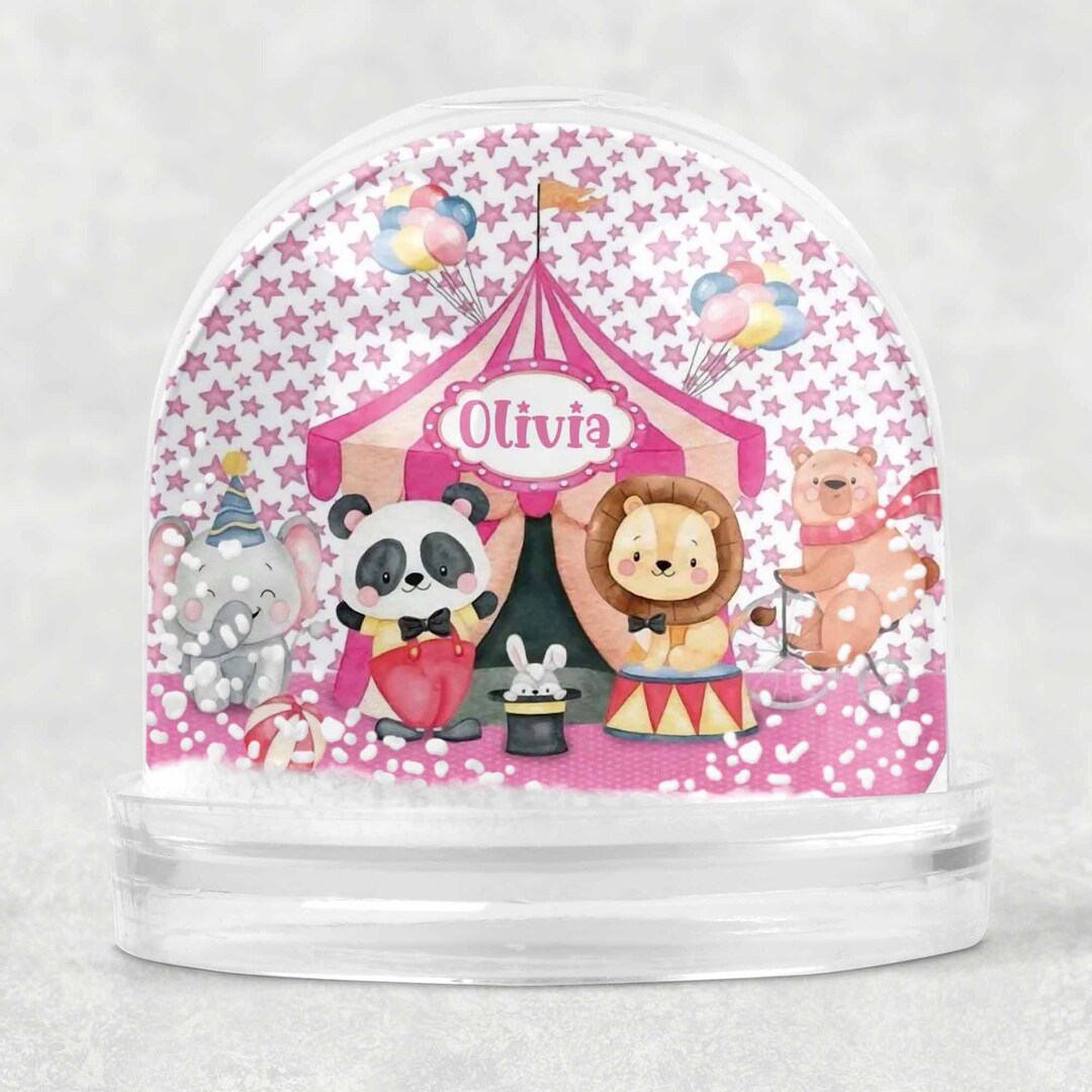 Carnival Animals Snow Globe Circus Nursery Kids Christmas Gift Newborn ...