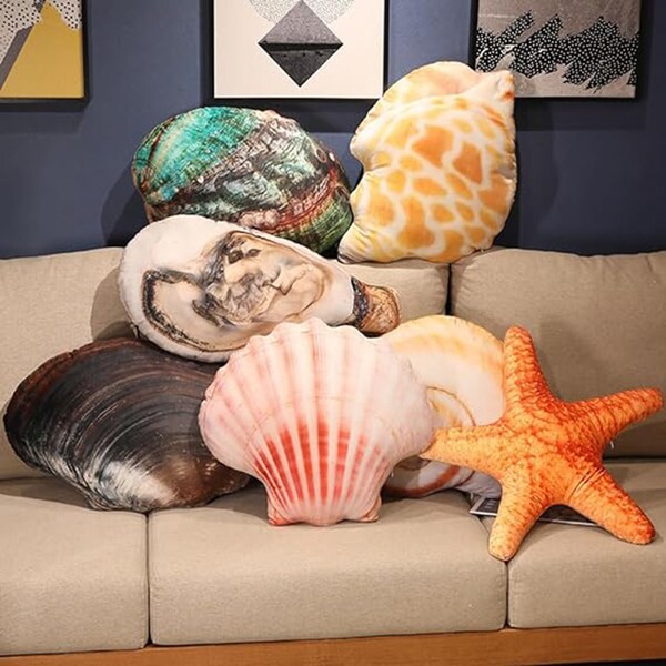 Sea Shell Pillow - Etsy
