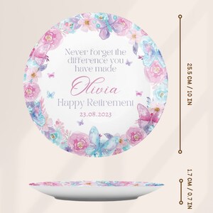 Happy Retirement Gift Custom Name Plate Keepsake Farewell Gift for Boss ...