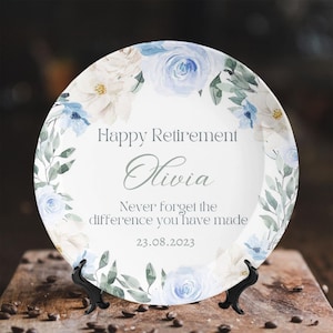 Happy Retirement Gift Farewell Gift for Boss Custom Name Plate Keepsake ...