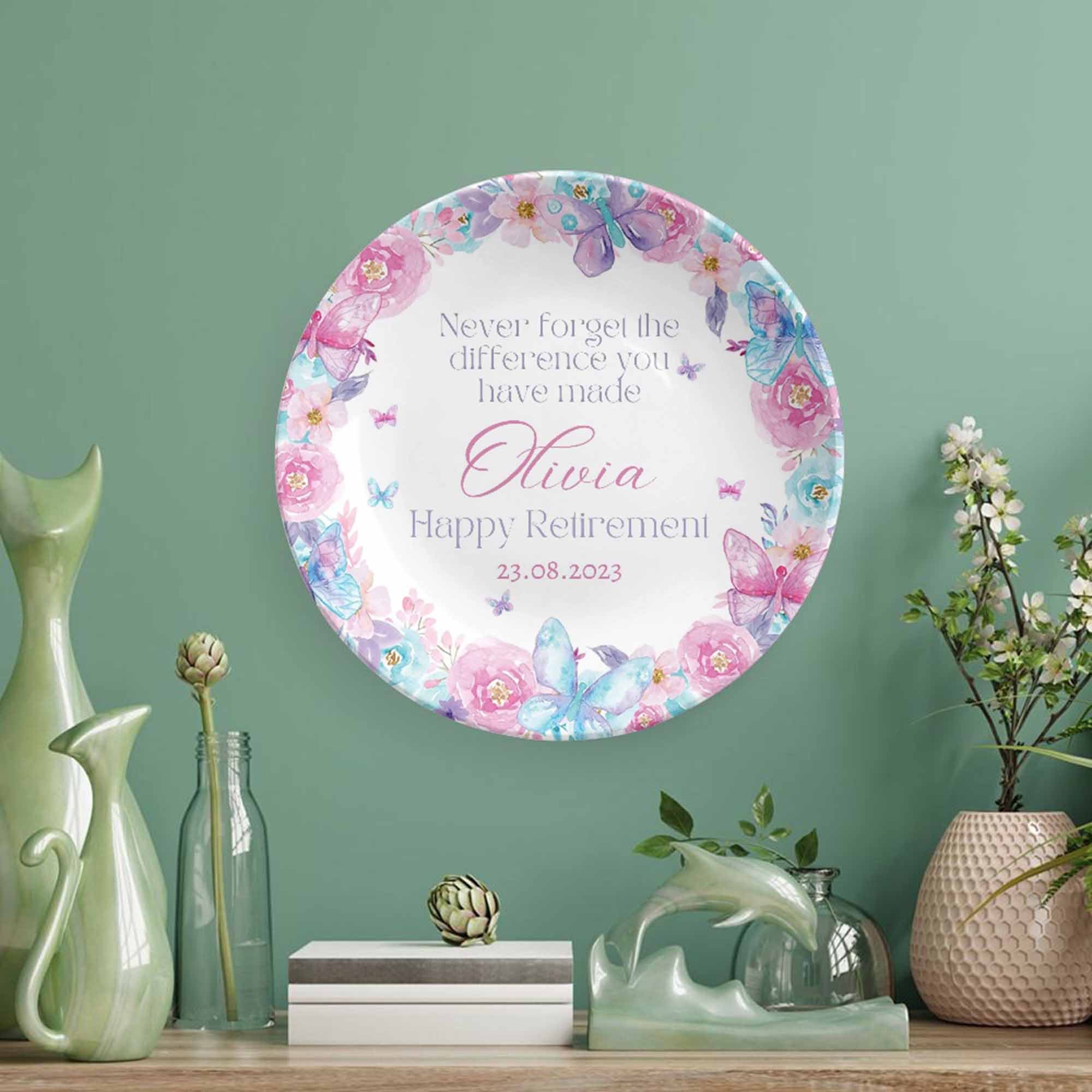 Happy Retirement Gift Custom Name Plate Keepsake Farewell Gift - Etsy