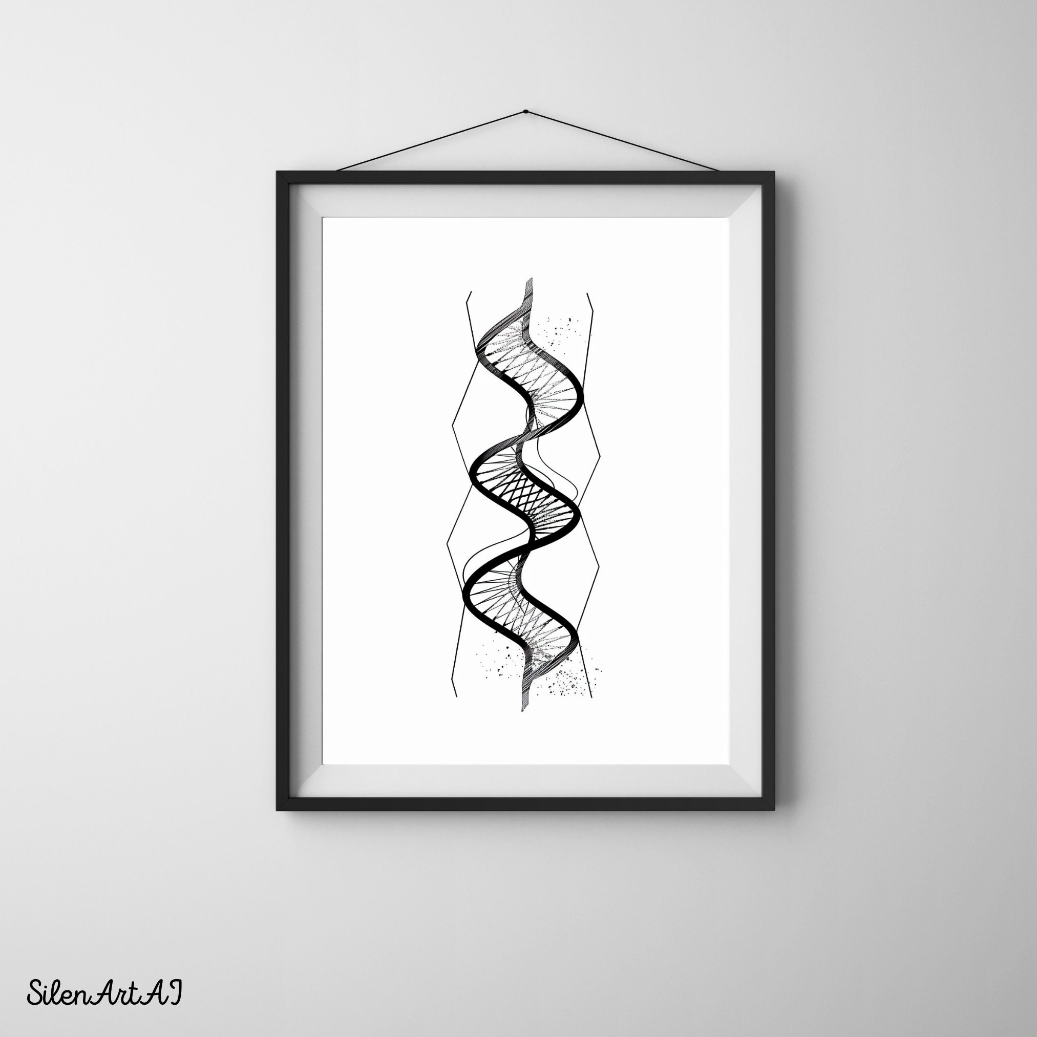 International DNA Day, Dna Art, Dna Design, Dna Poster, Dna Print ...