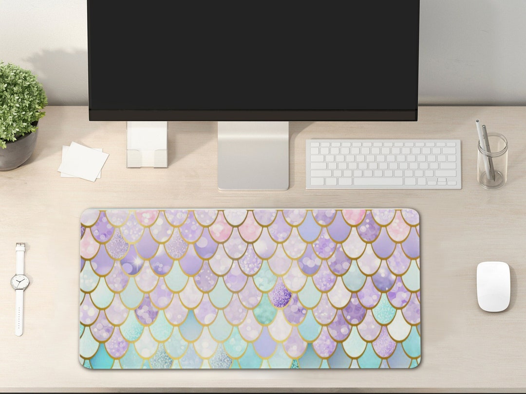 Colorful Mouse Pad/shimmering Table Mat/extended Mouse Pad/keyboard Pad ...