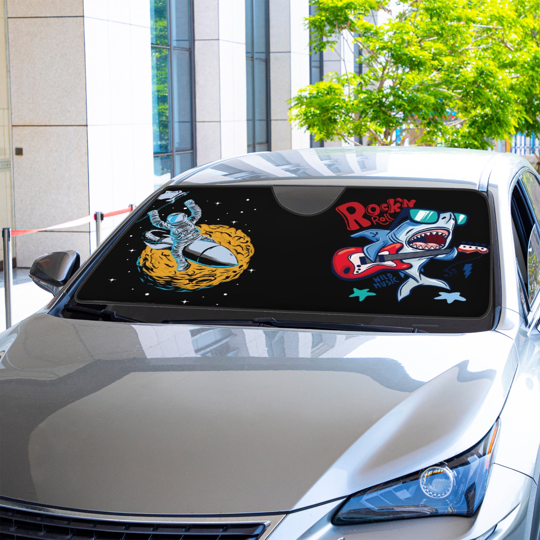 Car Sunshade, Cartoon Car Sunshade Mat