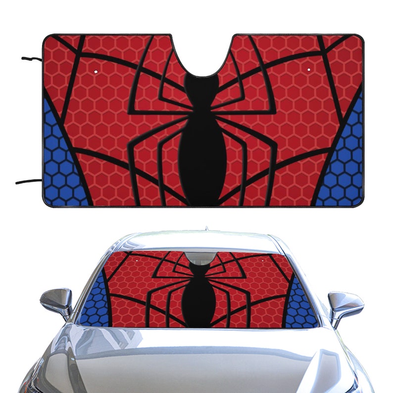 Spider-man Car Sunshade Spider-man Car Windshield Panels Cool Car ...