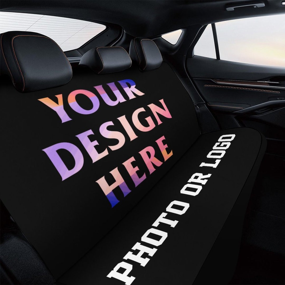 Custom Personalized Car Seat Covers, Your Picture Car Seat Covers Full ...
