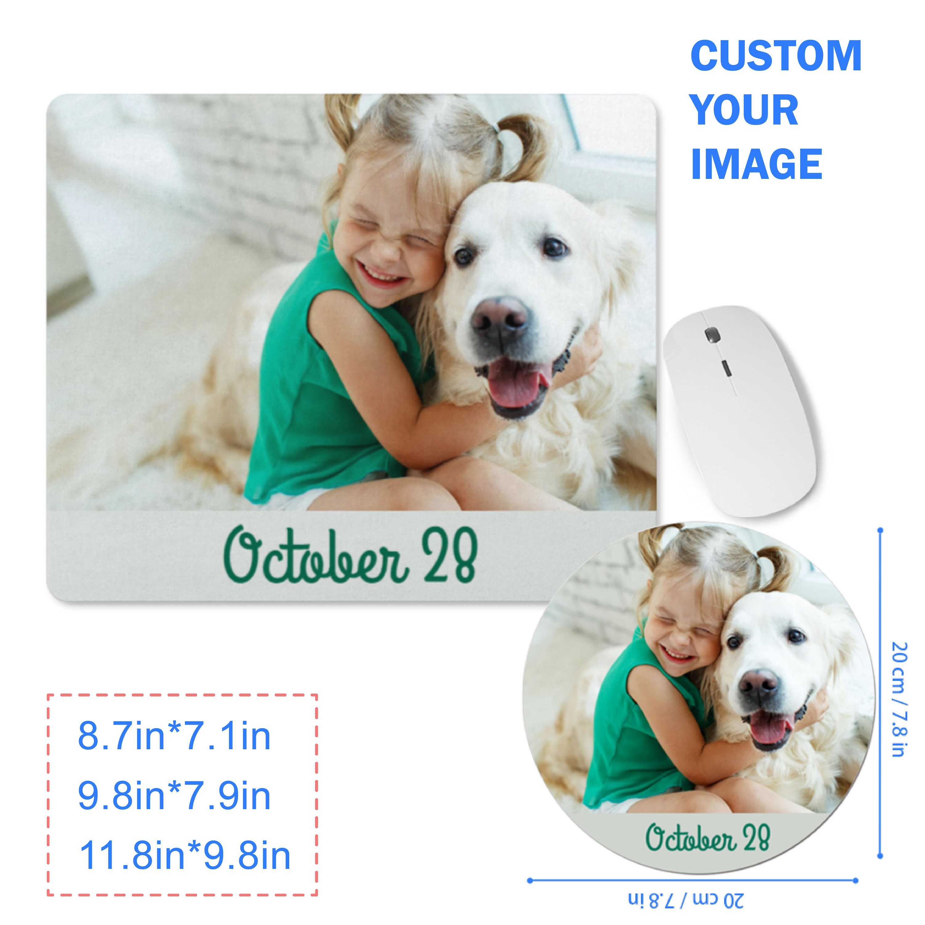 Personalized Photo Mouse Pad-portrait Mouse Pad-computer Anti-slip Mat ...