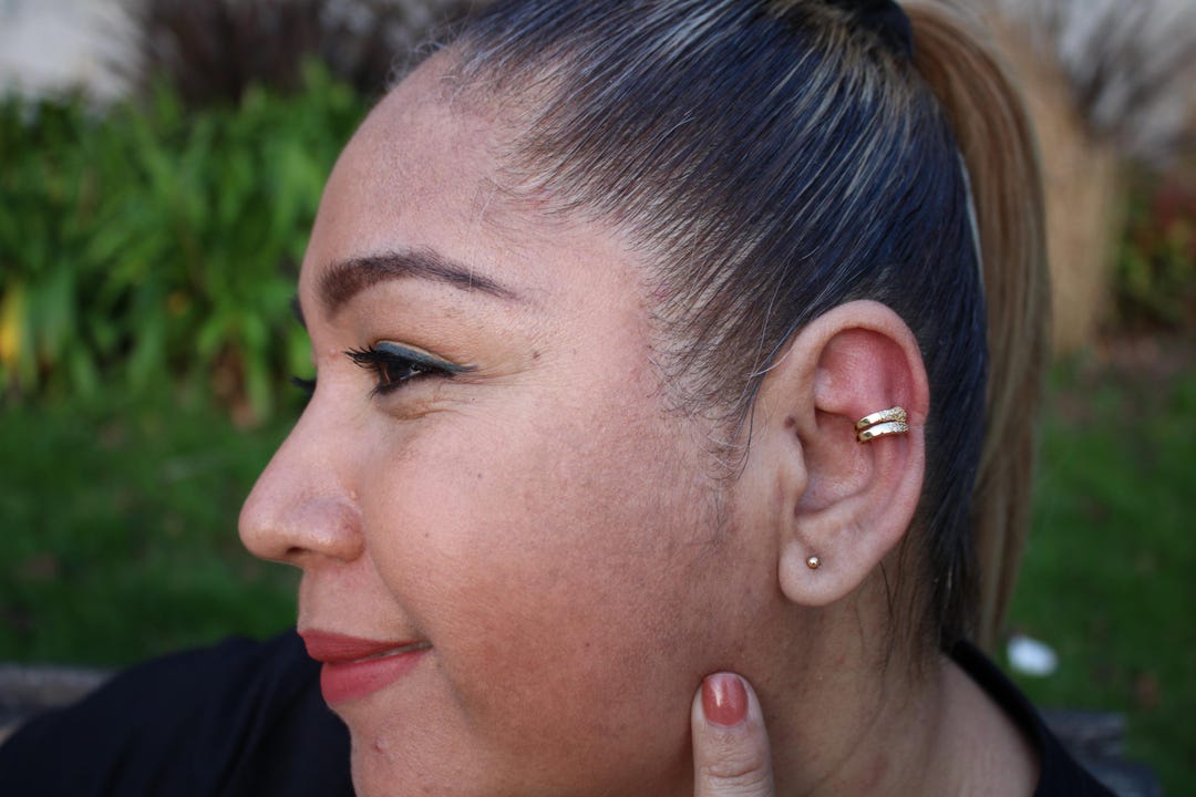Ear Cuff, Jewelry, Handmade Jewelry, Fake Piercing, Earring Holder ...