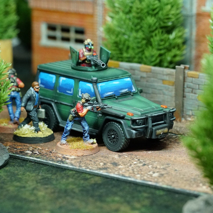 28mm Scaled Wargames Military G Class SUV, Modern Miniatures ...