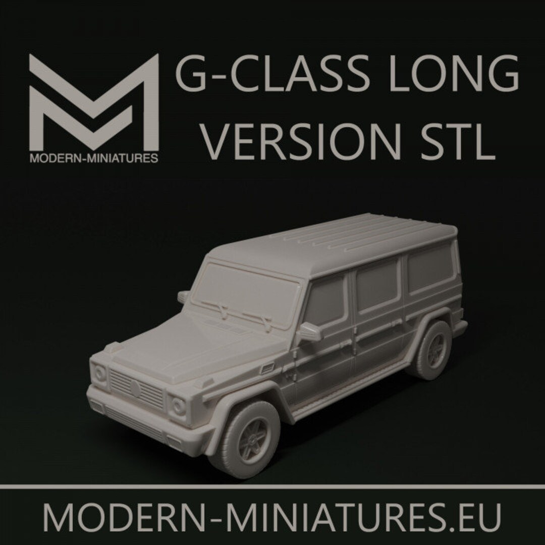 15mm Scaled Wargames Scale 3d Printed G Class Long Wheel Base Modern ...