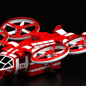 15mm Scaled Sci Fi Quad VTOL stork Wargames, Cyberpunk - Etsy