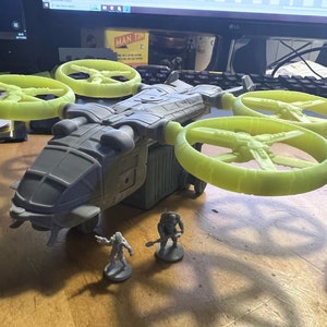 15mm Scaled Sci Fi Quad VTOL stork Wargames, Cyberpunk - Etsy