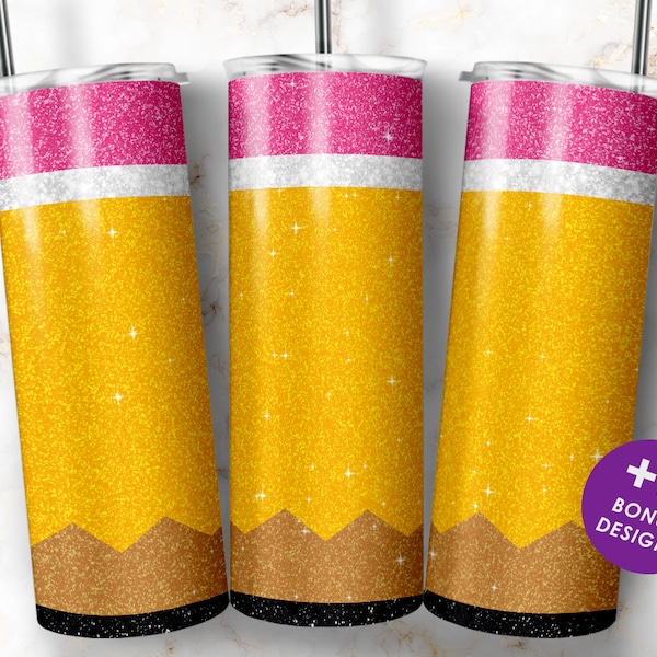Sparkle Pencil Straight Tumbler Wrap - Etsy