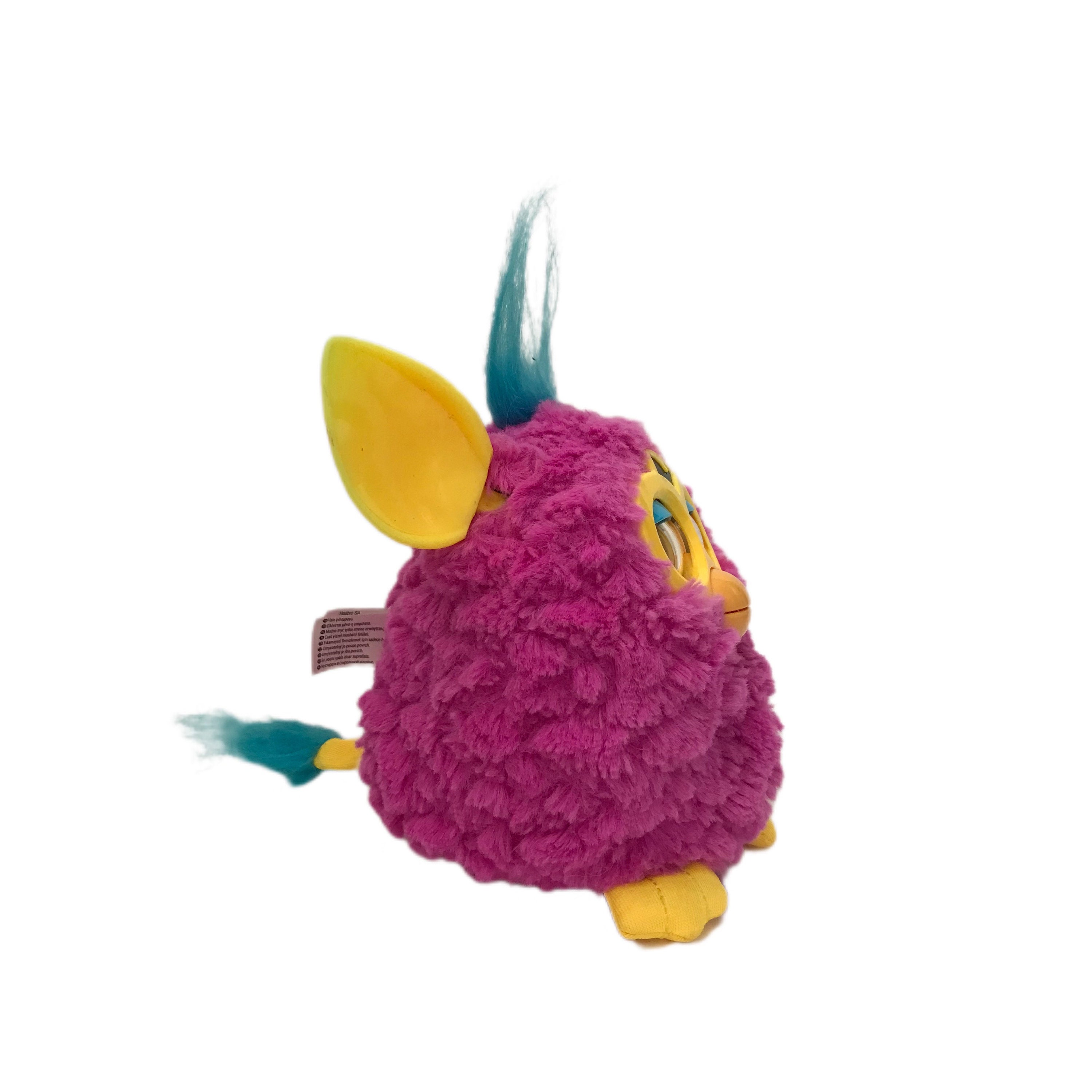 Furby Boom Hasbro 2012 Blue Pink Yellow- Furby Plush Electronic ...