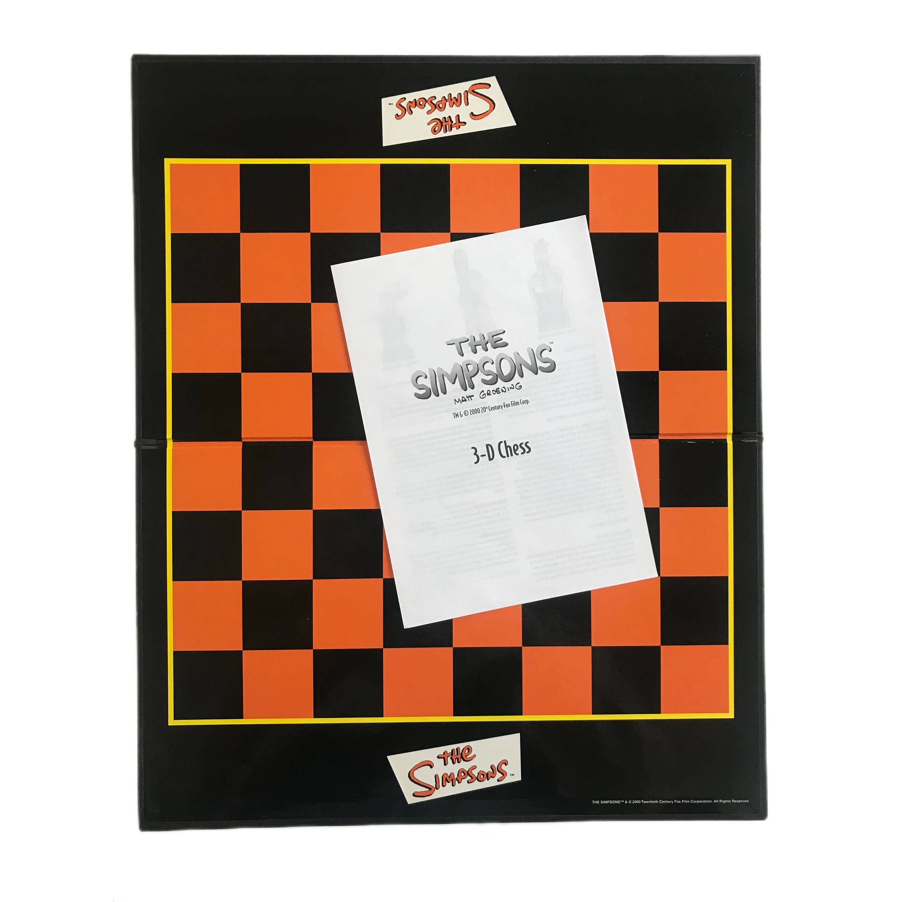 The Simpsons Chess Set Vintage Chess Set 90's Chess Set Simpsons ...