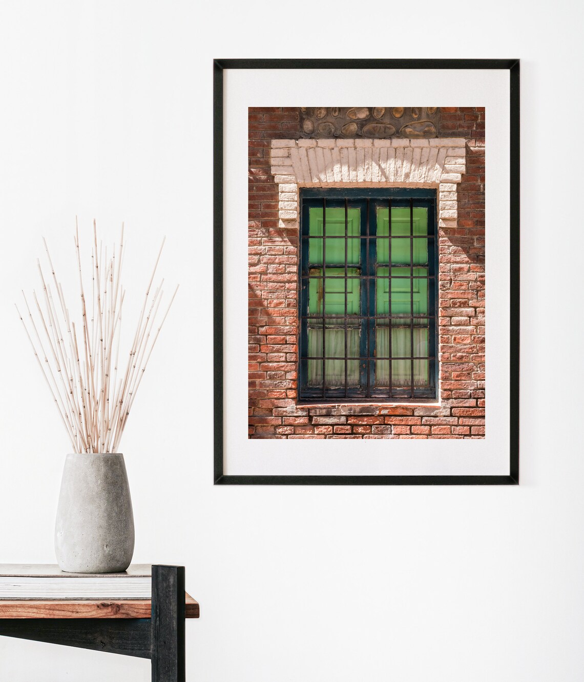 Architectural Print, Architectural Poster, Old Window, Grunge House ...