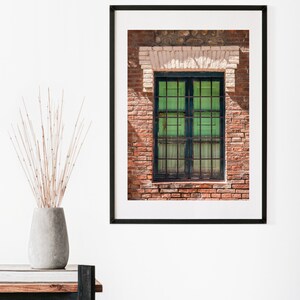 Architectural Print, Architectural Poster, Old Window, Grunge House ...
