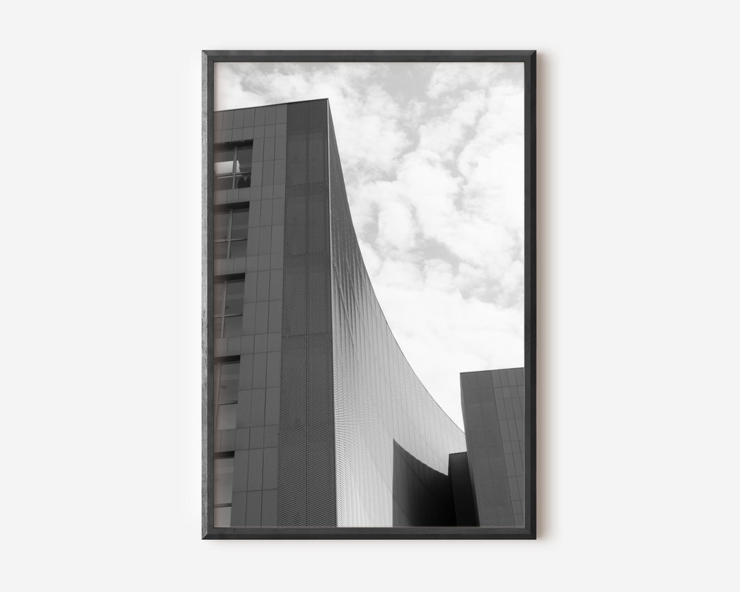 Black & White Architectural Print, Building Photo, Urban Poster ...
