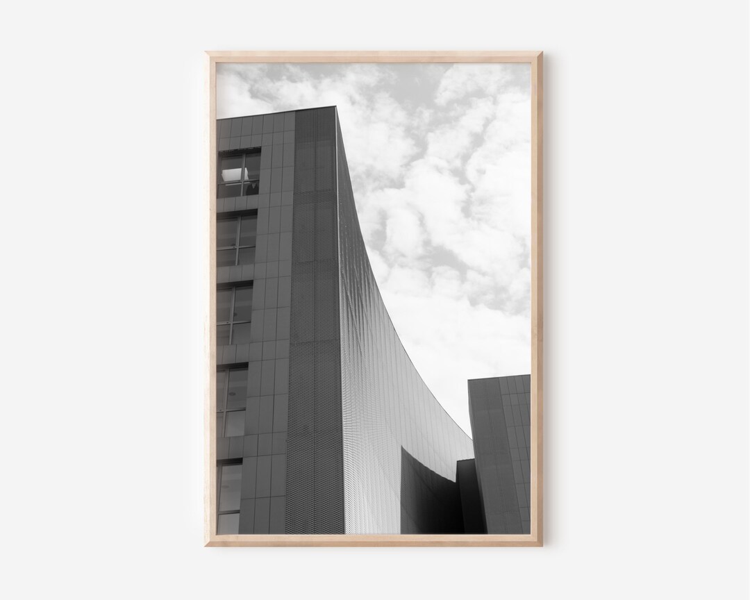 Black & White Architectural Print, Building Photo, Urban Poster ...