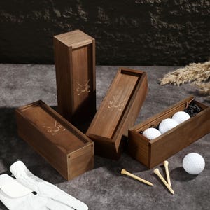 Wooden Gift Set,golf Gift Set With Golf Balls,personalized Groomsmen ...