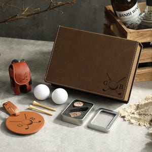 Personalized Golf Gift Set, Gift for Golfer, Golf Balls, Golf Bag Tag ...