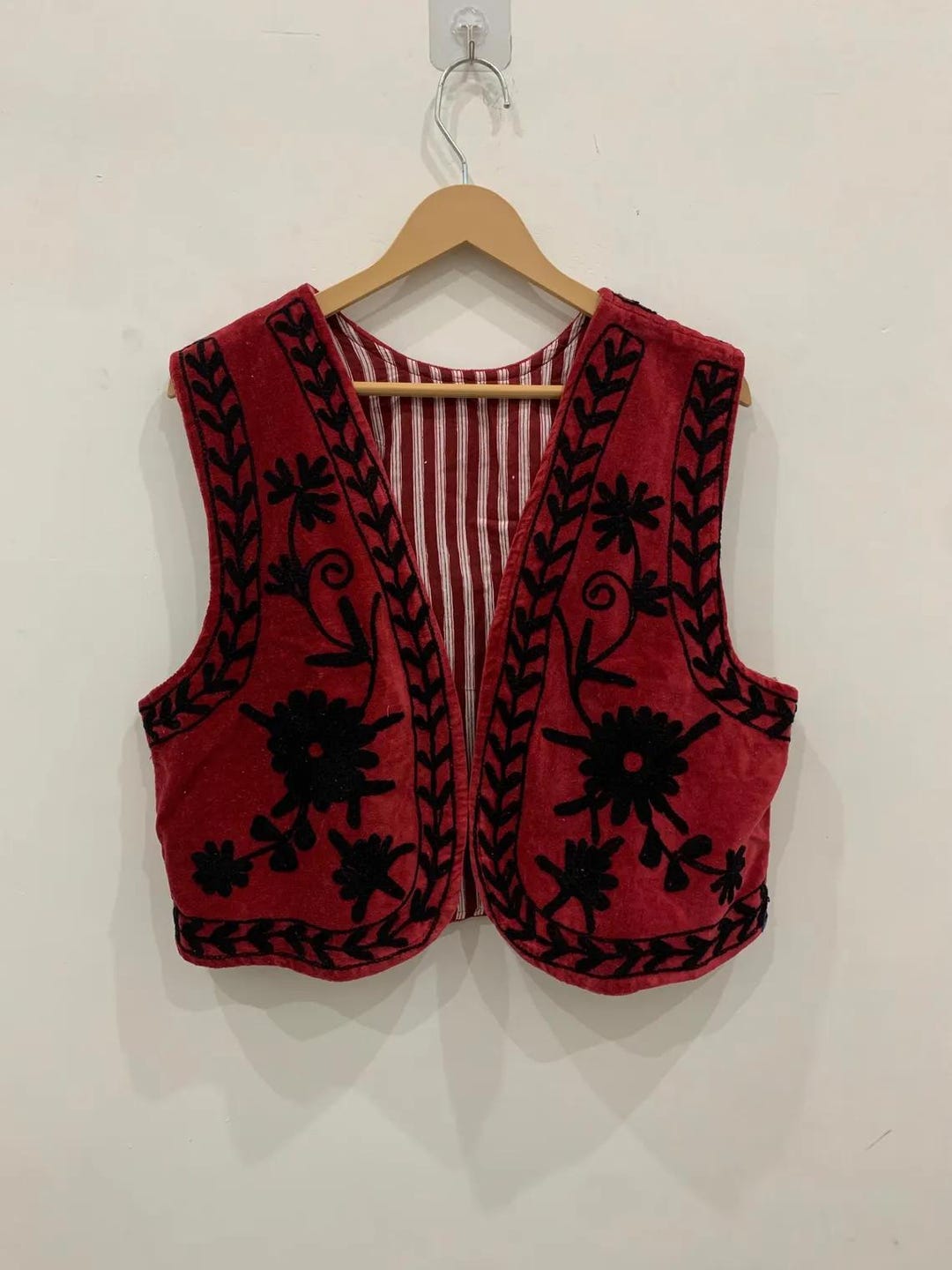 Red Velvet Chic Velvet Vest | Luxe Comfort Velvet Cropped Blazer ...