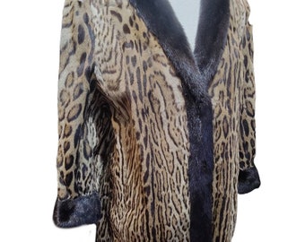 Ocelot Fur Coat - Etsy