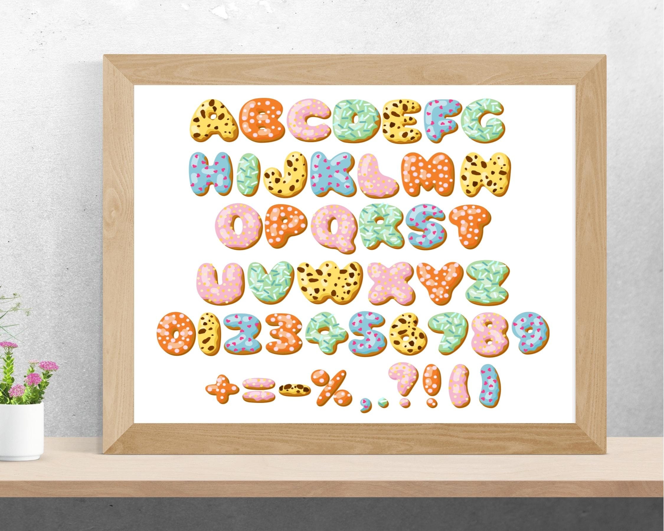 Alphabet Font Svg Letters and Numbers Svg Png Jpg Cut File - Etsy