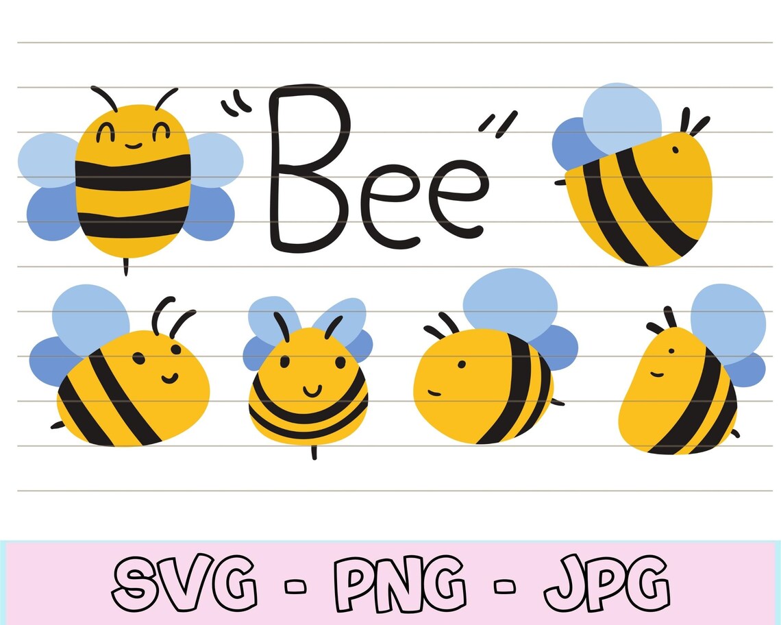 Funny Bee Svg Cute Bee Svg Bee Svg Bundle Bee Svg for - Etsy