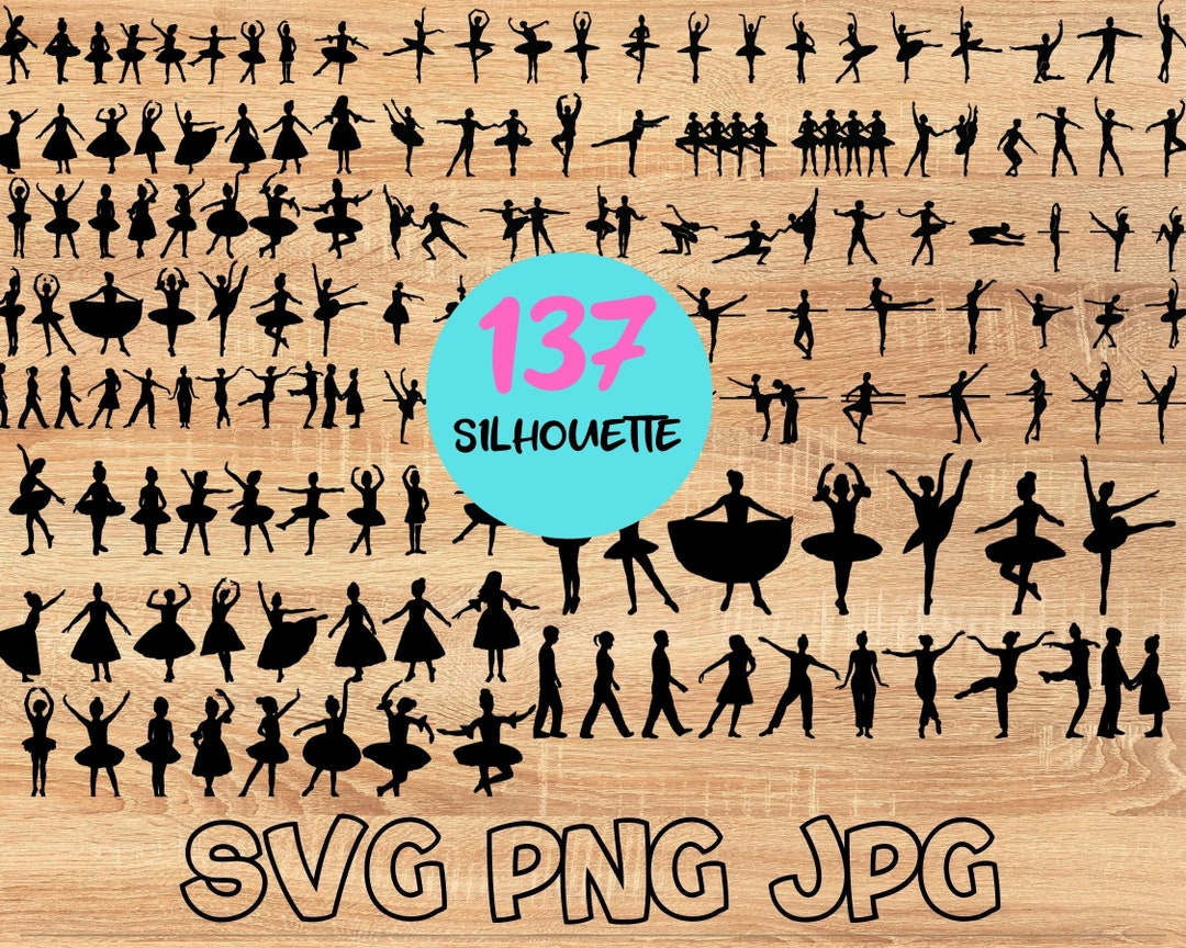 Dance Svg Cut File for Cricut, Dancer Silhouette Svg, Dance Team Svg ...