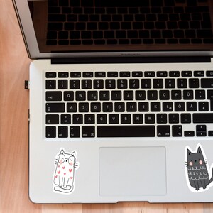 Cute Cat Sticker Svg Bundle for Cricut, Digital Design Vector ...