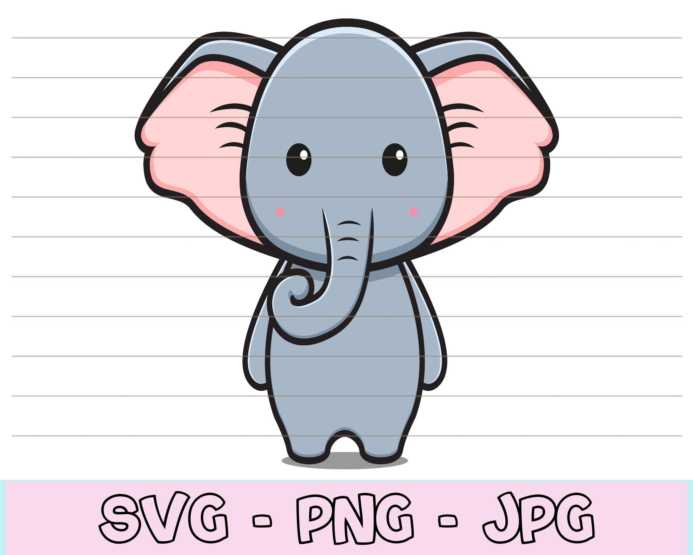Cute Elephant Svg Elephant Svg Cricut Elephant Svg Baby - Etsy