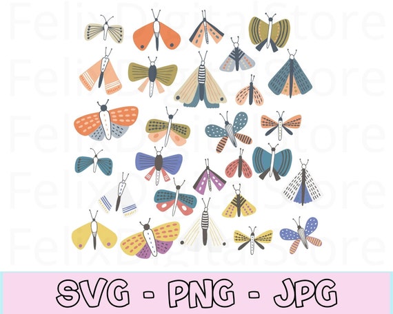Butterfly Bundle Svg Butterfly Clipart Svg Butterfly Vector | Etsy