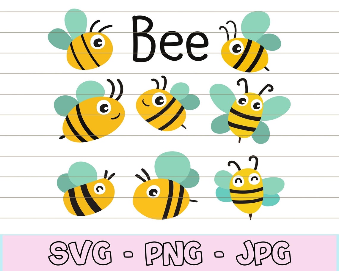 Bee Svg Bundle Funny Bee Svg Cute Bee Svg Bee Svg for - Etsy